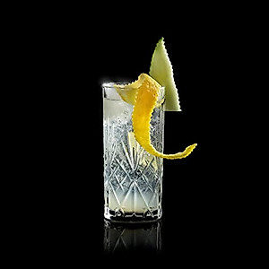 RCR 25766020006 Melodia Crystal Hi-Ball Cocktail Water Tumbler Glass, 23 x 15.5 x 15.5 cm, Clear