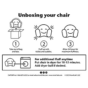 Cuddo Buddies Dinosaur Toddler Chair Plush Character Kids Chair Comfy Pillow Chair for Boys and Girls, 19 in x 20 in x 16 in