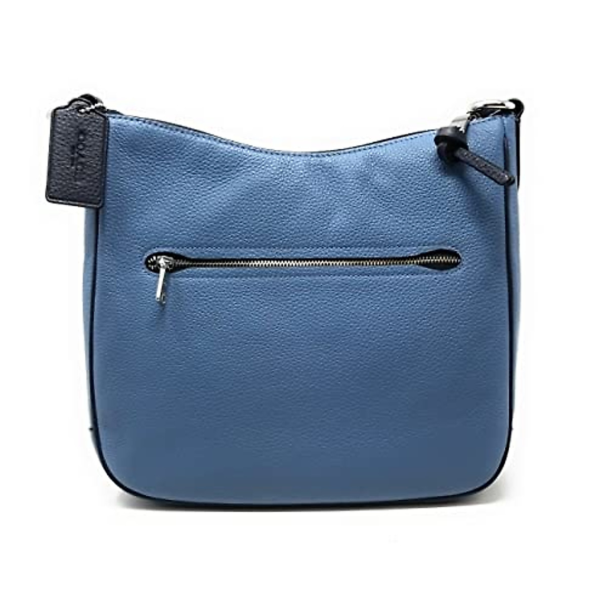 COACH Women's Ellie File Bag (Pebbled Leather - Indigo Multi)