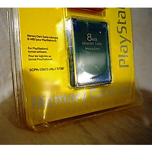 Playstation 2 Memory Card 8MB 2PK Red/Blue