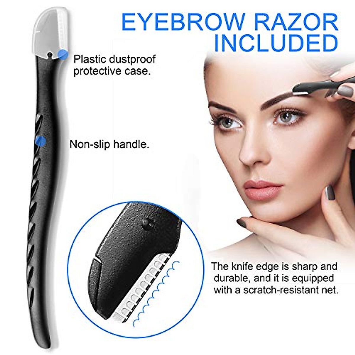 KISIDER Manicure Set Pedicure Kit - 18 PCS Premium Stainless Steel Nail Tools Manicure Kit Nail Clippers Nail Care Tools Nail Grooming Kits with Portable Travel Case Gift for Men Women