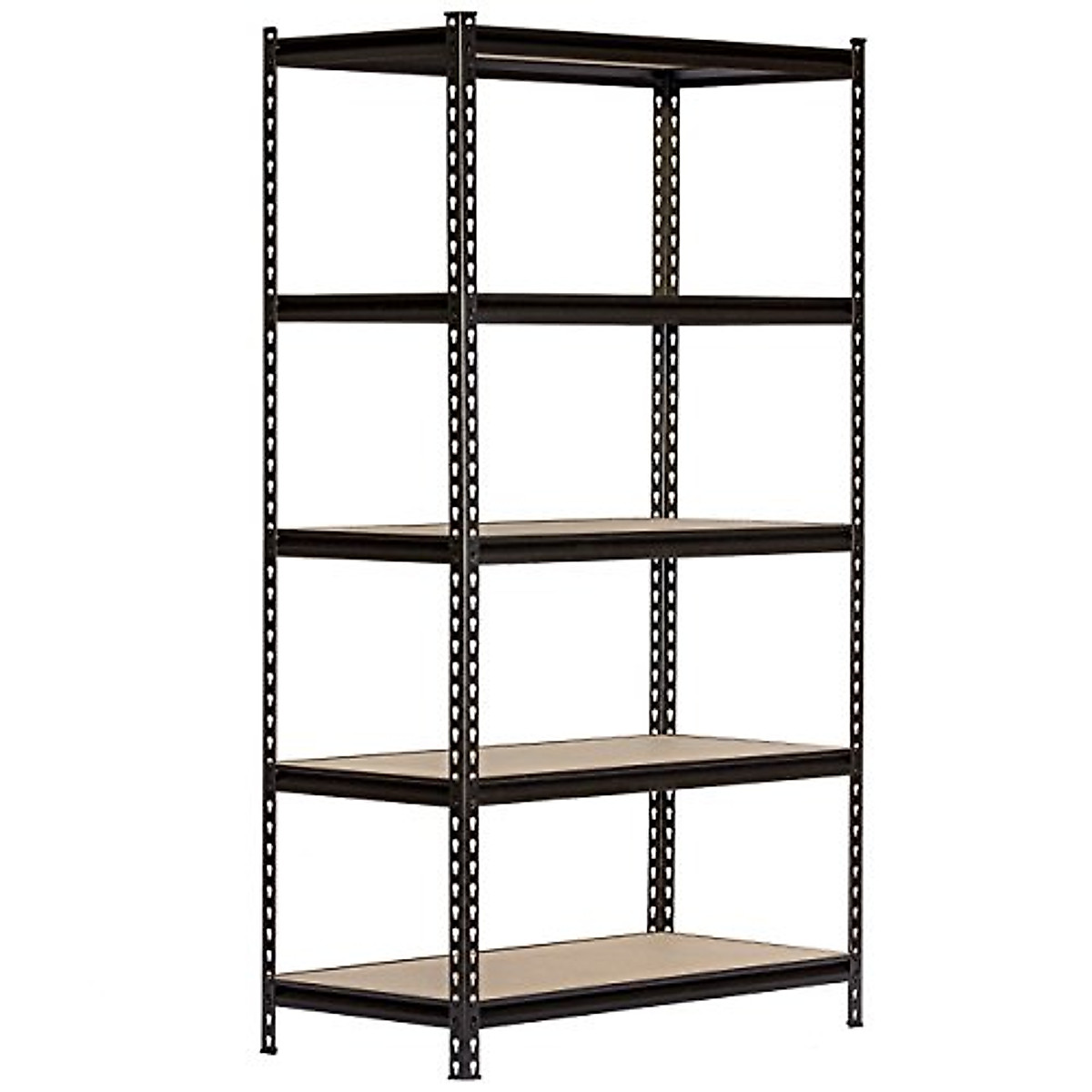 King’s Rack 5-Tier Steel Storage Rack Boltless Shelving Tier Height Adjustable 42" W x 16" D x 72" H