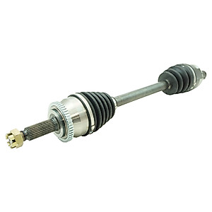 TRQ New Front CV Axle Shaft Assembly Left & Right Pair 2pc for 2011-2014 Hyundai Sonata 2.4L Auto