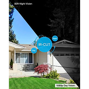 ZOSI 4 Pack 2.0MP 1080P HD-TVI Security Cameras,Outdoor Indoor,80ft Night Vision,1920TVL,Weatherproof Surveillance CCTV Bullet Camera for 720P/1080N/1080P/5MP/4K HD-TVI AHD CVI Analog DVR Systems