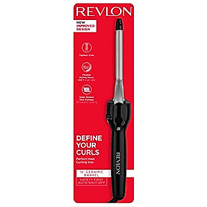 Revlon Perfect Heat Triple Ceramic Curling Iron | For Silky Smooth Spiral Curls (1/2 in)