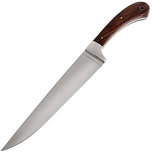 Best fixed knife with Wood Handle - Cool Knives for Indoor and Outdoor Cooking Carving Slicing Cutting - Chopping Meat Turkey Vegetables - Camping Hiking Survival 3286