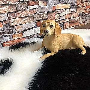 XIANGYUNLAI Shag Area Rug 2x3 Ft Soft Fluffy Faux Fur Rugs Funny Animal Shape for Home Floor Sofa Mat Living Room Kids Bedroom,2x3ft Penguin