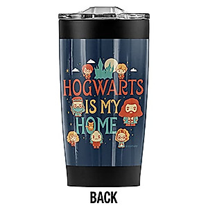 Logovision Harry Potter Hogwarts Is My Home Stainless Steel Tumbler 20 oz Coffee Travel Mug/Cup, Vacuum Insulated & Double Wall with Leakproof Sliding Lid | Great for Hot Drinks and Cold Beverages