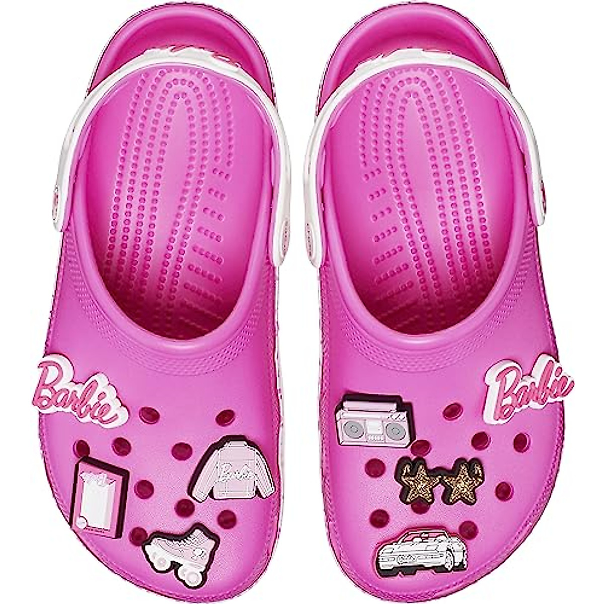 Crocs Unisex Barbie Classic Clogs, Electric Pink, Numeric_5 US Men