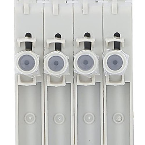 Hilitand 4PCS Ink Cartridge Smoothly Ink Output Large Capacity 4 Colors BK C M Y Cartridge Combo Pack for Printer Accessories (T0461/T0472/T0473/T0474)