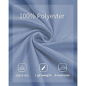 CQC Women's Long Sleeve Golf Polo Shirts Moisture Wicking Quick Dry Athletic Shirts with Buttons UPF 50+ Tennis Sports Tops Baby Blue XXL