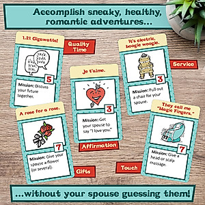 Marital Bliss Couples Gift – Better Marriages Through Subterfuge – Surprisingly Strategic, Sneaky, Healthy, and Romantic Card Game Adventure Ideas for Newlyweds, Husband, Wife, and Date Night