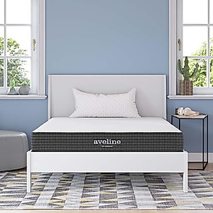 Modway Aveline Gel Infused Memory Mattress with CertiPUR-US Certified Foam, Full, White