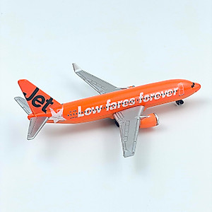WngAur Jetstar Airplane Model, Die-cast Metal Planes Aircraft Suitable for Collection and Display
