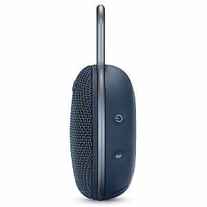 JBL Clip 3 Portable Waterproof Wireless Bluetooth Speaker - Blue (Renewed)