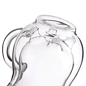 Double Wall Glass Cup - Creative Cup Cute Calf Insulated Mugs Thermo Coffee Milk Cups Creamer Pitcher (230ML/7.7oz)