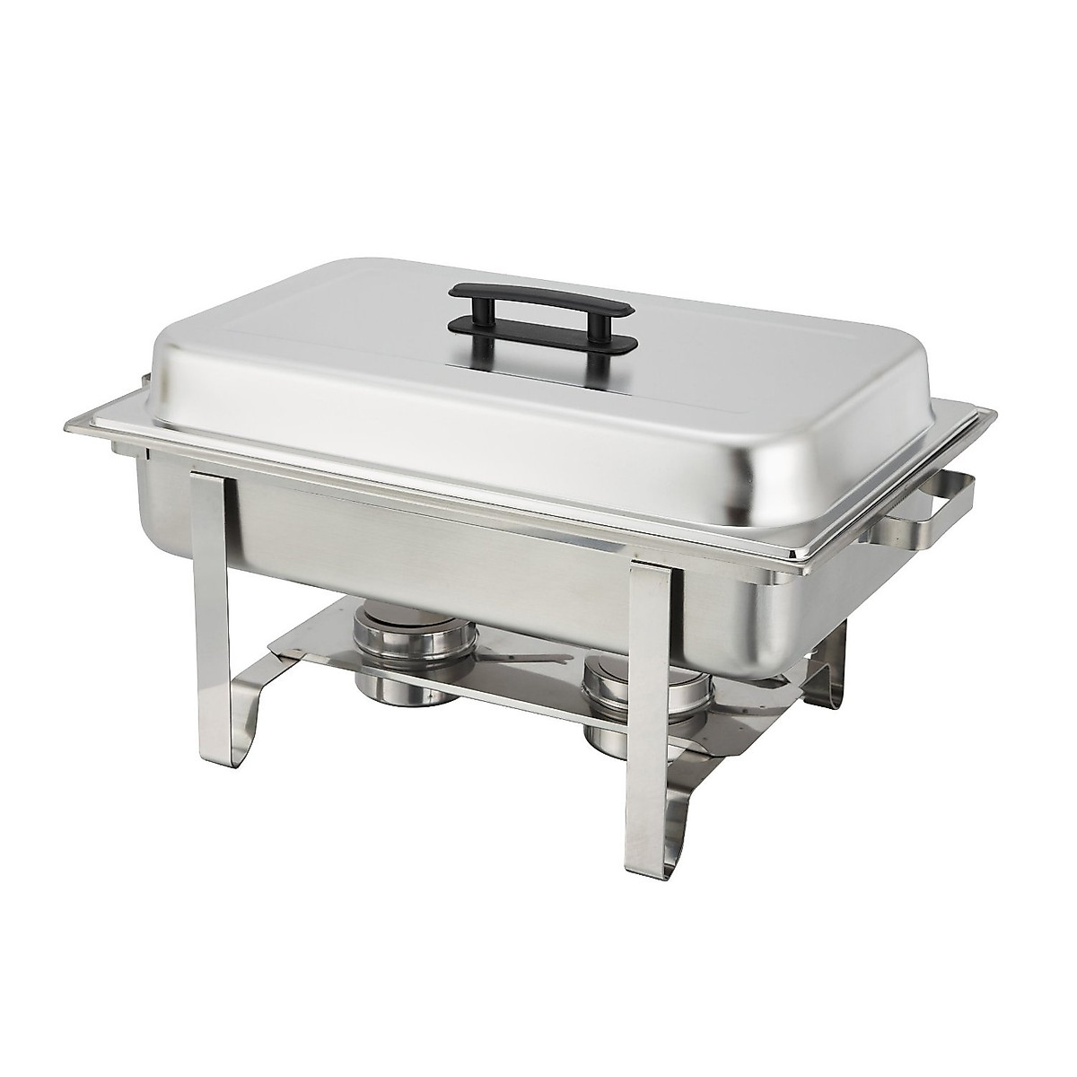 TigerChef Chaffing Dishes Stainless Steel - Chafing Dish Buffet Set - 3 Chafer and Buffet Warmer Sets with Half-Size Pans and Cool-Touch Plastic Handle