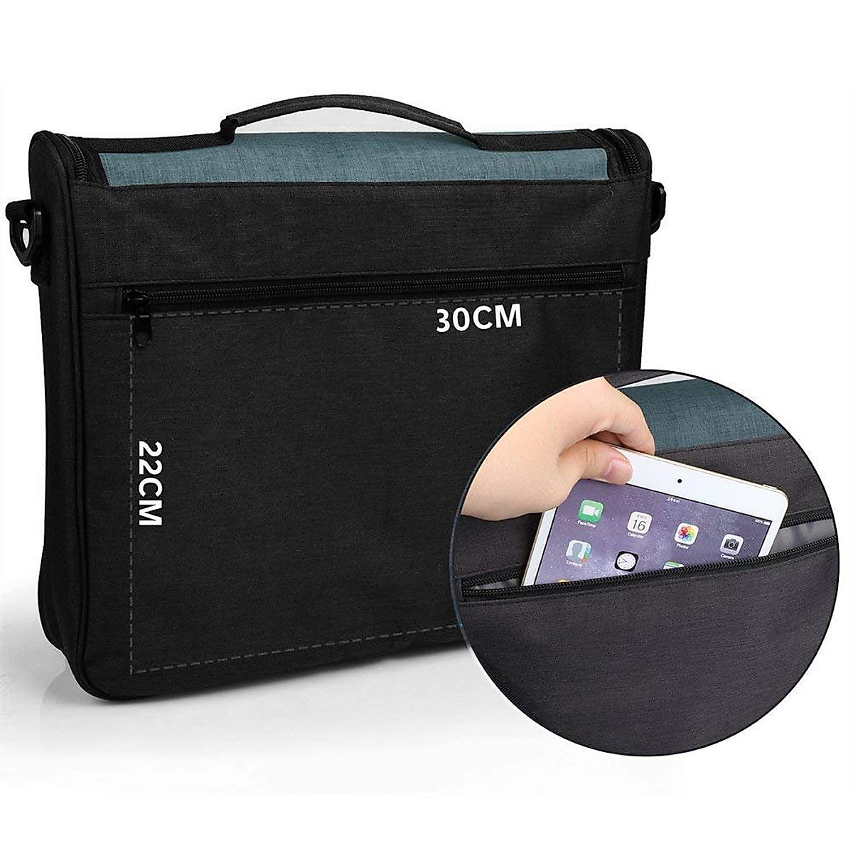 Everywhere Messenger Bag for Nintendo Switch, Libier Portable Storage Case Travel Shoulder Bag for Nintendo Switch, Holds the Switch Console, Pro Controller, Dock and Other Accessories