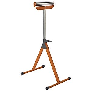 BORA Portamate PM-5090 Adjustable Pedestal Feed Roller Support with 11-1/4" Ball Bearing Steel Roller