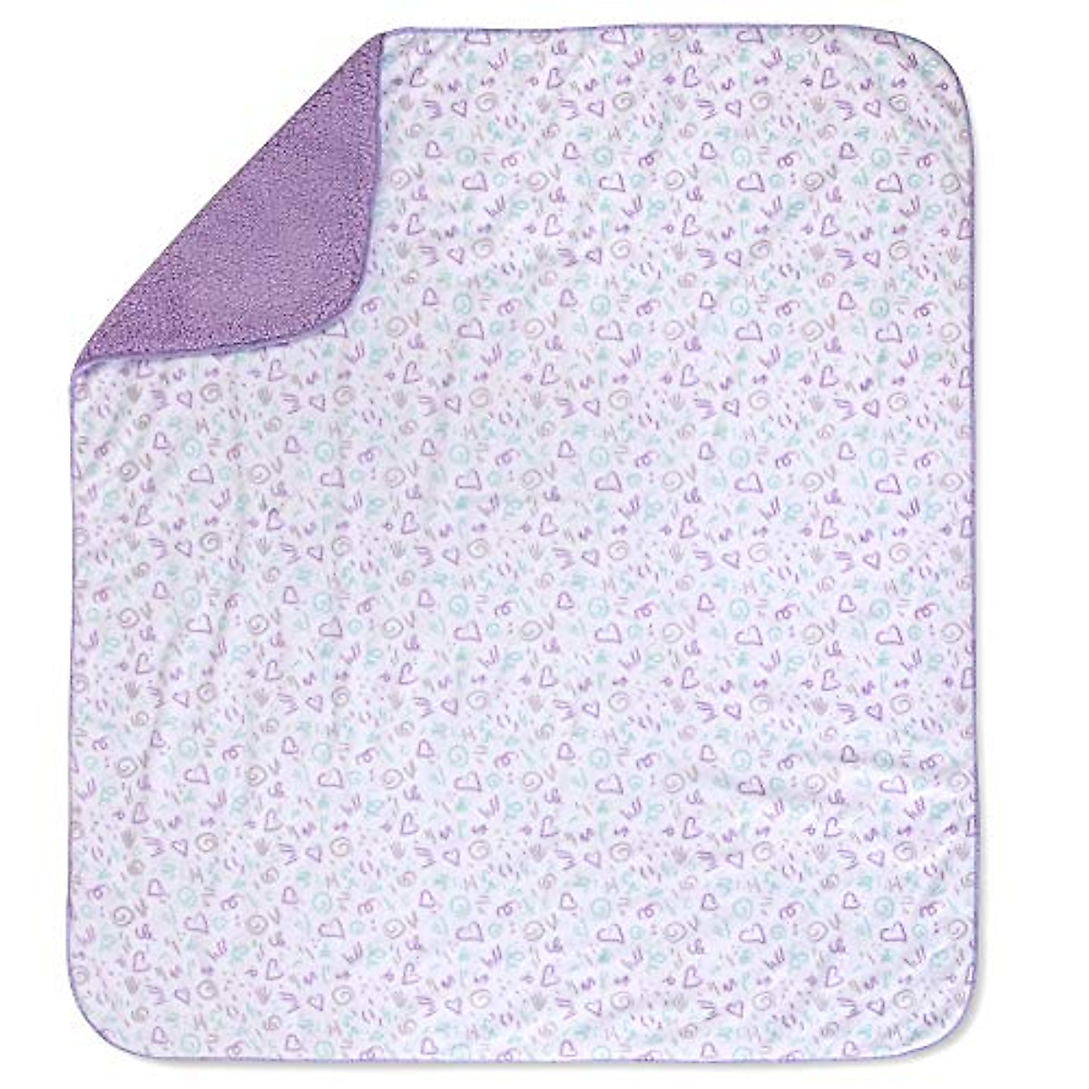 Sherpa Fleece Baby Blankets for Boys and Girls – Colorful, Reversible Baby Blankets for Newborns, Infants, Toddlers, and Nursery (Dreams & Doodles)