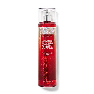 Bath & Body Works - Winter Candy Apple - Gift Set - Fine Fragrance Mist & Body Cream (Packaging Varies)