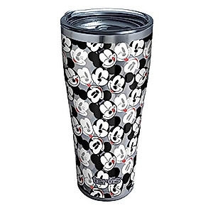 Tervis Triple Walled Disney® - Mickey Expressions Insulated Tumbler Cup Keeps Drinks Cold & Hot, 30oz, Stainless Steel