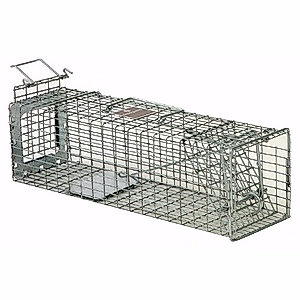 Safeguard Model 52818 Live Cage Trap Rear Release 18" x 5" x 5" for squirrels, rats, muskrats