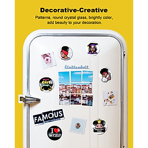 12 Pack Black Girl Magic Refrigerator Magnets-Funny Refrigerator Magnets-Whiteboard Decoration Magnet-Locker Magnets Cute Refrigerator Magnet, Kitchen Classroom and Office