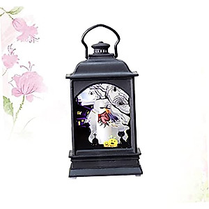 BESPORTBLE Outdoor Candle Mini Lantern LED Lanterns Fall Snow Globe Outdoor Lanterns Portable Vintage Lantern Festival Party Ornament Simulation Flame Light Flame Lamp Decorate Decorations