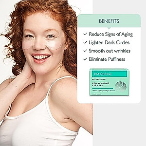 Patchology Rejuvenating Under Eye Gels - Hydrating Eye Mask w/Caffeine, Hydrolyzed Collagen & Centella Asiatica- Under Eye Patches For Dark Circles - Minimize Puffiness & Wrinkle Reducer - 30 ​Pairs