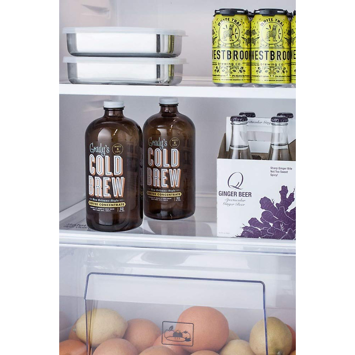 Summit FF1427SS 26"" Top Freezer Refrigerator with 12.9 cu. ft. Capacity Adjustable Glass Shelves Reversible Doors Interior Light in Stainless Steel