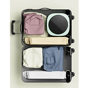 LiveGo Portable Washing Machine and Dryer Combo Perfect for Apartments, Dorms, and RVs Mini Foldable Washer with Disinfection Function - Convenient and Travel-Friendly Laundry Solution (green-6.5L)