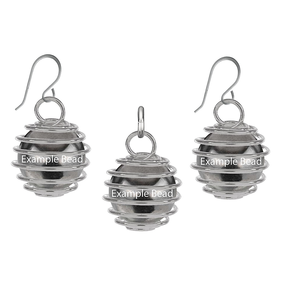 Australian Bloodstone 10mm Cage Earrings in Steel, Copper, Bronze, Black Iron, Titanium, Sterling Silver, 14K Gold, Rose Gold, or Niobium Wire (Handmade), March Birthstone, Aries Zodiac