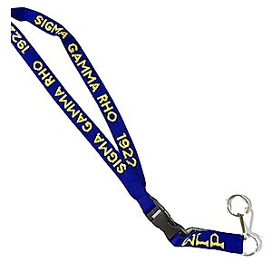 Sigma Gamma Rho Woven Lanyard