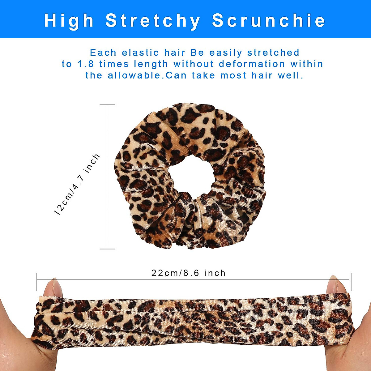 Velvet Hair Pocket Scrunchies Hair Ties wth Hidden Zipper for Girls Women Cute Elastic hair Accessories Great Scrunchy (4Mixed)