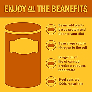 BUSH'S BEST 15 oz Canned Black Beans, Source of Plant Based Protein and Fiber, Low Fat, Gluten Free, (Pack of 12)