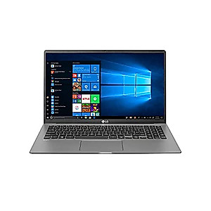 LG Gram 15.6" Full HD Notebook Computer, Intel Core i5-1135G7 2.4GHz, 16GB RAM, 512GB SSD, Windows 10 Home, Free Upgrade to Windows 11, Dark Silver (Renewed)