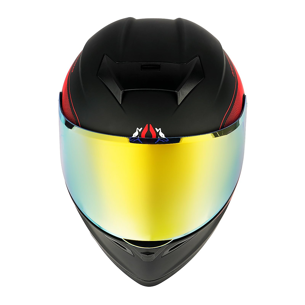 Orthrus Modular LED Full Face Motorcycle Helmet - DOT Approved, Flip-Up Dual Visor Design for Motorbikes, Street Bikes, Mopeds, Racing, Commuting - Unisex Adult