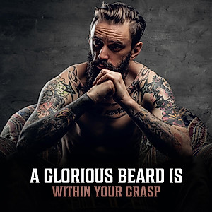 Viking Revolution Bay Rum Beard Oil for Men - Natural Softener and Conditioner with Argan & Jojoba Oils for Strengthening and Moisturizing