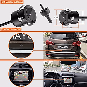 Reverse Backup Camera,HD Night Vision Back Up System, Universal for Pickup Truck Car SUV 170° Perfect Angle Night Vision IP69 Level Waterproof 2.0 Generation