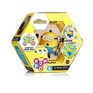 Wow! PODS Minions Collection The Rise of Gru - Jetpack Otto | Character Light-Up Bobble-Head Figure | Official Minion Collectable Toys & Gifts | Number 123 in Series