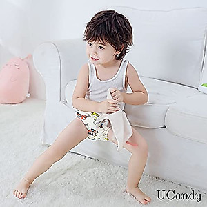 UCandy 7 Packs Potty Training Underwear for Boys,Baby Boy Training Pants Organic Cotton,Toilet Training Underpants for Boys 3T