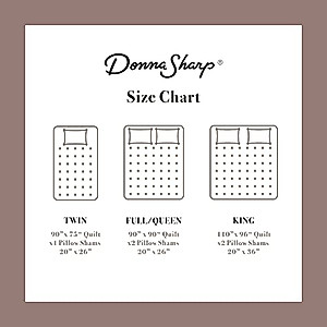 Donna Sharp Full/Queen Bedding Set - 3 Piece - Antique Pine Lodge Quilt Set with Full/Queen Quilt and Standard Pillow Shams - Machine Washable