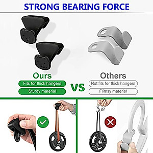 Space Saving Clothes Hanger Connector Hooks,Heavy Duty Hangers Extender Clips to Create Up to 5X Closet Space, Premium Closet Organizer for Hanging Shirts, Pants (36 Pc Value Pack, Cat Hook)