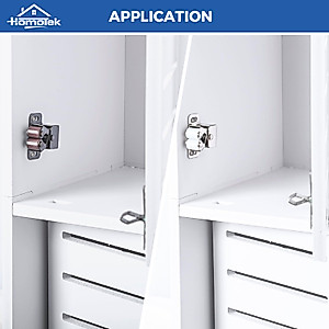 HOMOTEK 12 Pack Double Roller Cabinet Catches for Cupboard Closet,Dual Roller Cabinet Latches, Retro Cabinet Lock Cabinet Fastener, Cabinet Holder,Cabinet Clasp for Kitchen(Antique Copper)