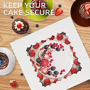 LotFancy Tall Cake Boxes with Window, 3 Sizes 12Pcs 12 x12 x 12, 10 x10 x 10 and 8 x 8 x 8 Inch Cake Carrier, White Bakery Boxes, Cardboard Cake Containers for Wedding Birthday