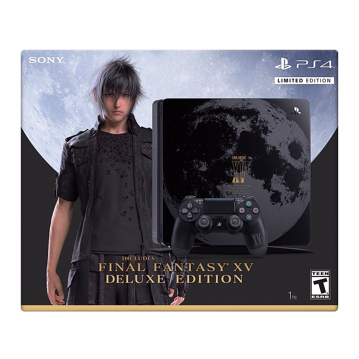 PlayStation 4 1TB Final Fantasy XV ‑ limited Edition Bundle (Renewed)