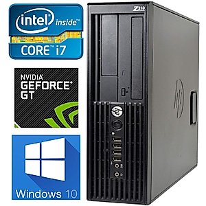 HP i7 Gaming Computer, Quad-Core i7 Upto 3.8GHz, 16GB RAM, 1TB SSD + 1TB HD, 4K Nvidia GeForce GT 730 Graphics Card 4GB(HDMI, DVI, VGA), WiFi & BT, DVD-RW, USB 3.0, Win 10 Pro(Renewed)