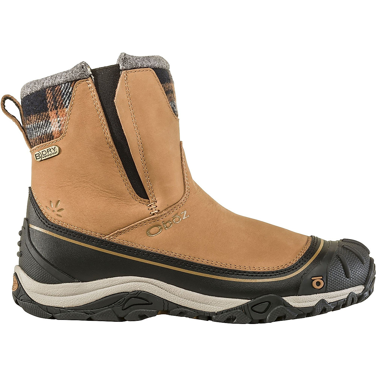 Oboz Sapphire 7" Pull-On Insulated B-Dry Hiking Boot - Women's Chipmunk 8