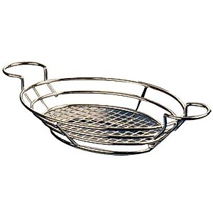 American Metalcraft BSKC118 Baskets, 14.875" Length x 8.125" Width, Silver